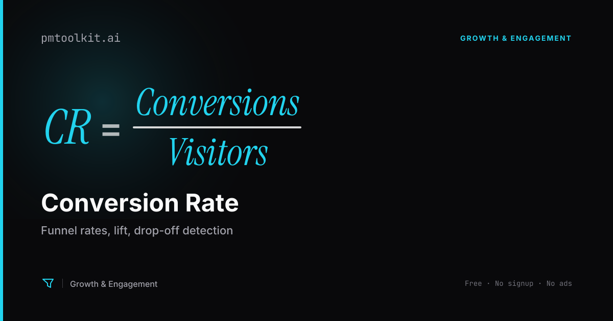 Conversion Rate Calculator (Free) | Compare vs Industry Benchmarks ...