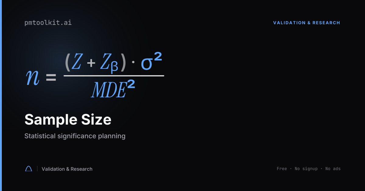Sample Size Calculator for A/B Testing - Statistical Significance ...