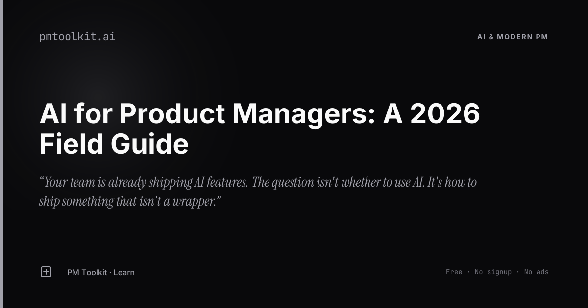 AI for Product Managers: Simple Guide 2025 | PM Toolkit | PM Learning Hub